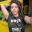 Free Huey The Black Panther Party Heavyweight Black T Shirt ...