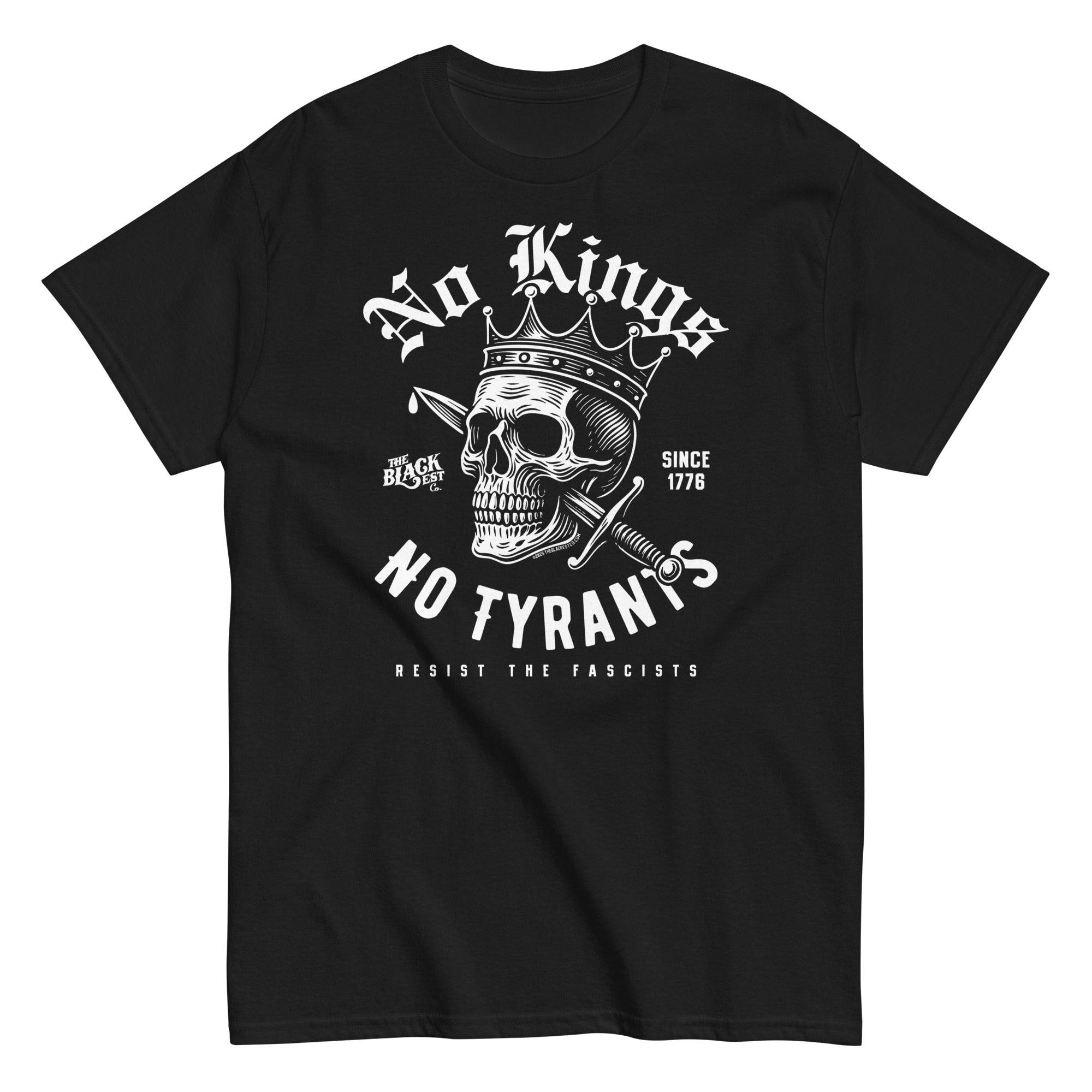 NO KINGS Protest Tees | Anti-Tyranny T-Shirts by TheBlackest Co.