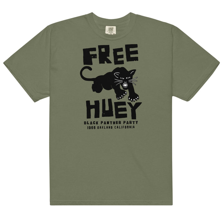 Free Huey BPP Premium Garment Dyed Black History T-Shirt – TheBlackest Co.