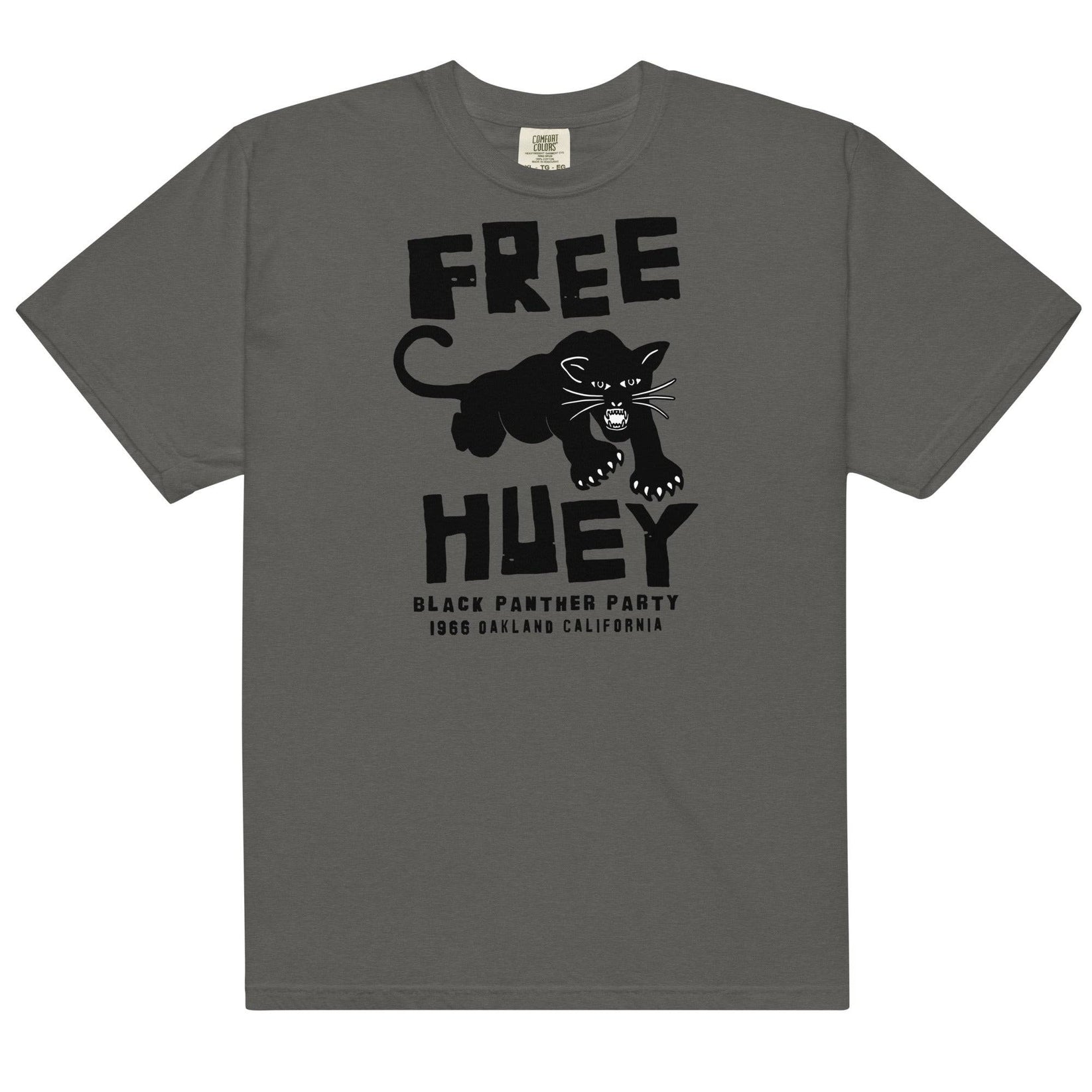 Free Huey BPP Premium Garment Dyed Black History T-Shirt – TheBlackest Co.