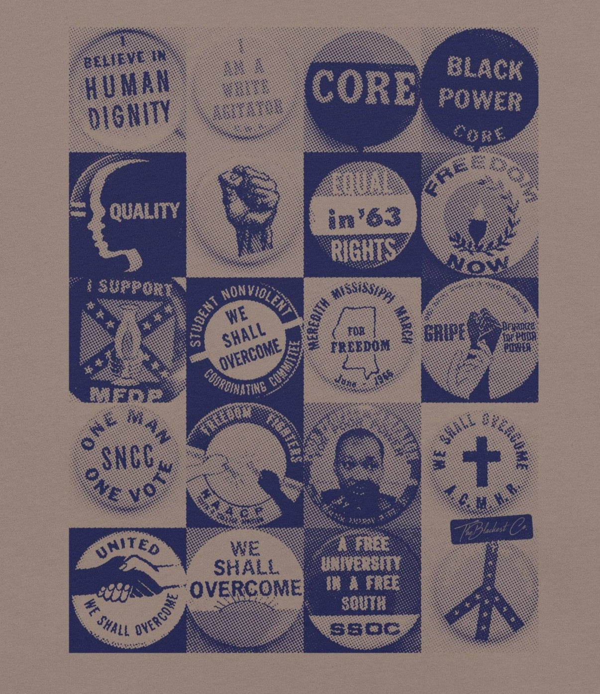 Civil Rights Button T-Shirt - Unisex Cotton | Celebrate Black History ...